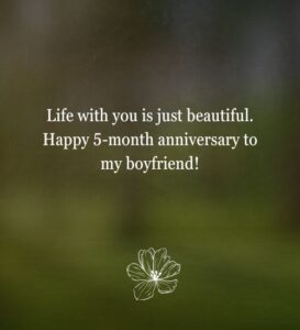 Happy 5 Month Anniversary Wishes: Celebrating 5 Months of Bliss