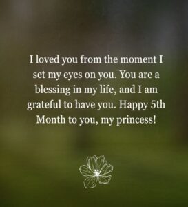 Happy 5 Month Anniversary Wishes: Celebrating 5 Months of Bliss