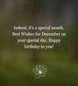 December Birthday Wishes, Messages & Quotes - BlessMsg