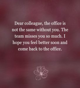45+ Get Well Soon Messages for Coworker or Colleague - BlessMsg