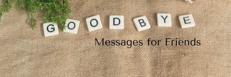 40+ Goodbye Messages for Friends - BlessMsg