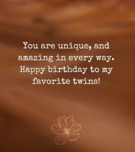 60+ Birthday Wishes for Twins - Messages & Quotes - BlessMsg