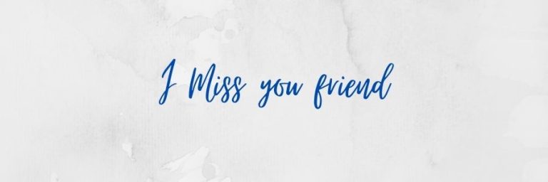 65+ I Miss You Friend Messages & Quotes - BlessMsg