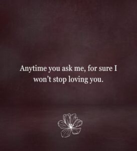 I Will Never Stop Loving You Quotes, Messages & Poem - BlessMsg