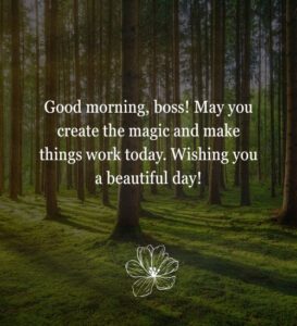 Good Morning Messages For Boss - BlessMsg