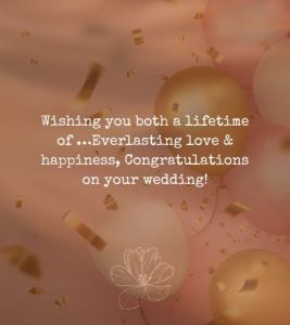 220+ Best Wedding Congratulations Quotes, Messages & Wishes - BlessMsg