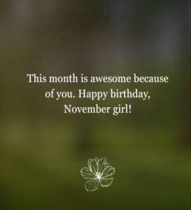 November Birthday Wishes - Happy Birthday November