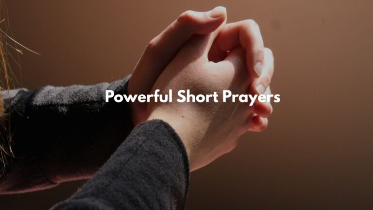 Powerful Short Prayers - BlessMsg