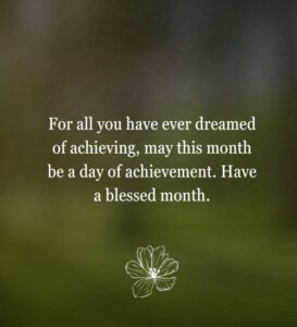 Happy New Month Messages, Wishes & Quotes - BlessMsg