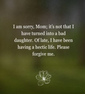 Sorry Messages for Mom - Apology Messages for Mother - BlessMsg