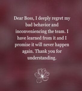 15+ Heart Touching Apology Messages to Boss - BlessMsg
