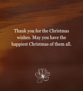 Christmas Thank You Message - BlessMsg