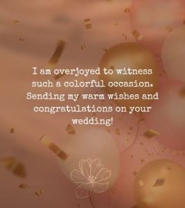 Wedding Wishes for Colleague - BlessMsg